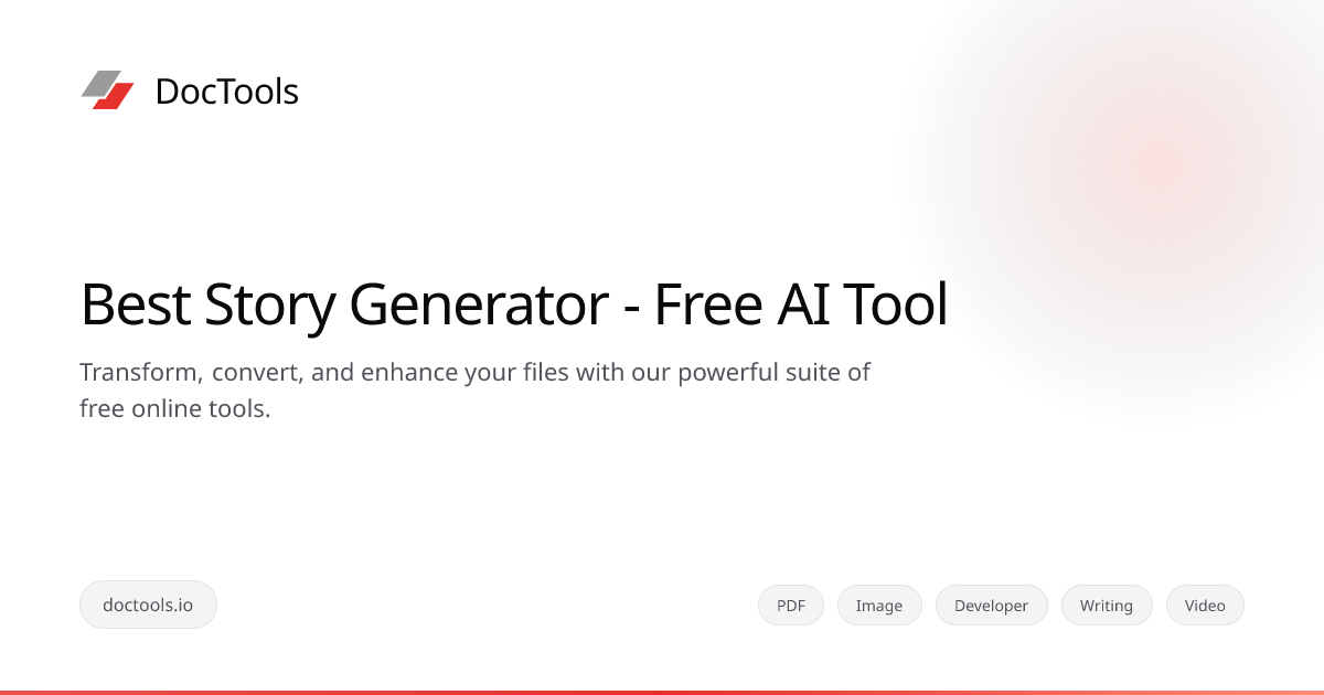 Best Story Generator - Free AI Tool