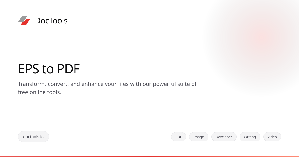 EPS to PDF